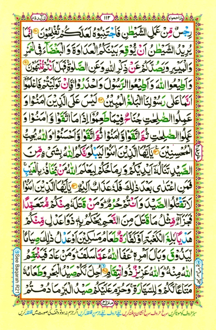 Quran Para 7 - Read Online Quran Para Seven