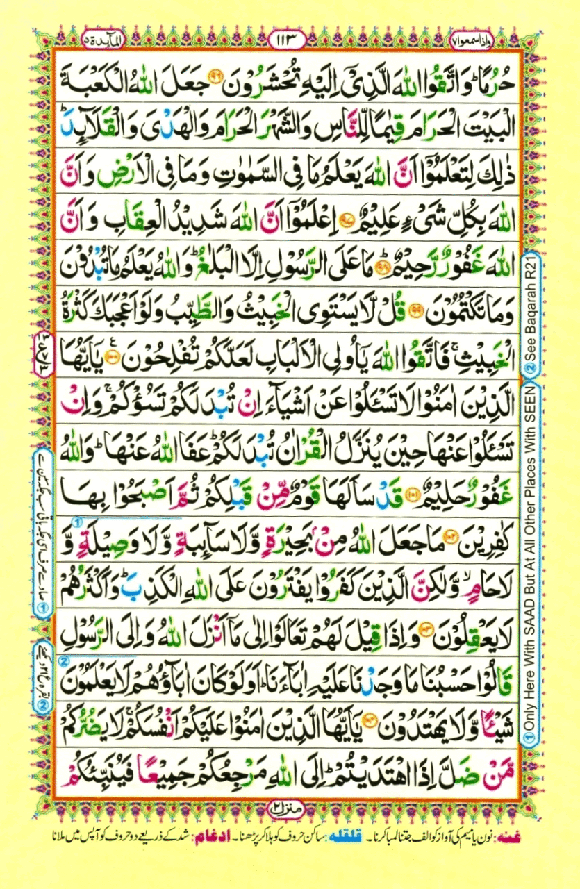 Quran Para 7 - Read Online Quran Para Seven
