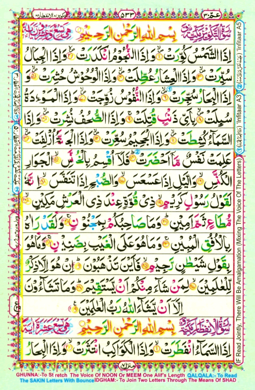 Para 30 - Online Quran Academy