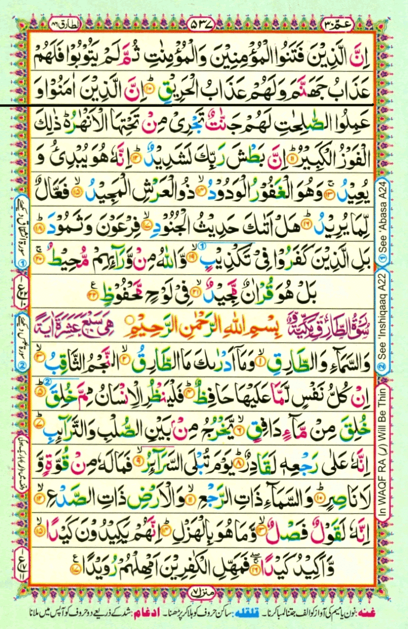 Para 30 - Online Quran Academy